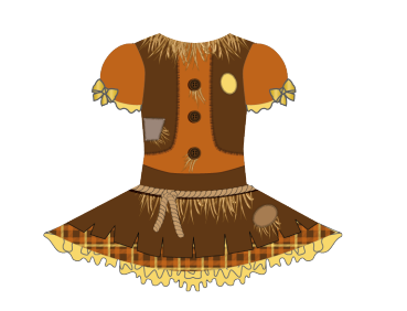 Custom Scarecrow Lycra Puff Sleeve Leotard – Hamilton's AUS