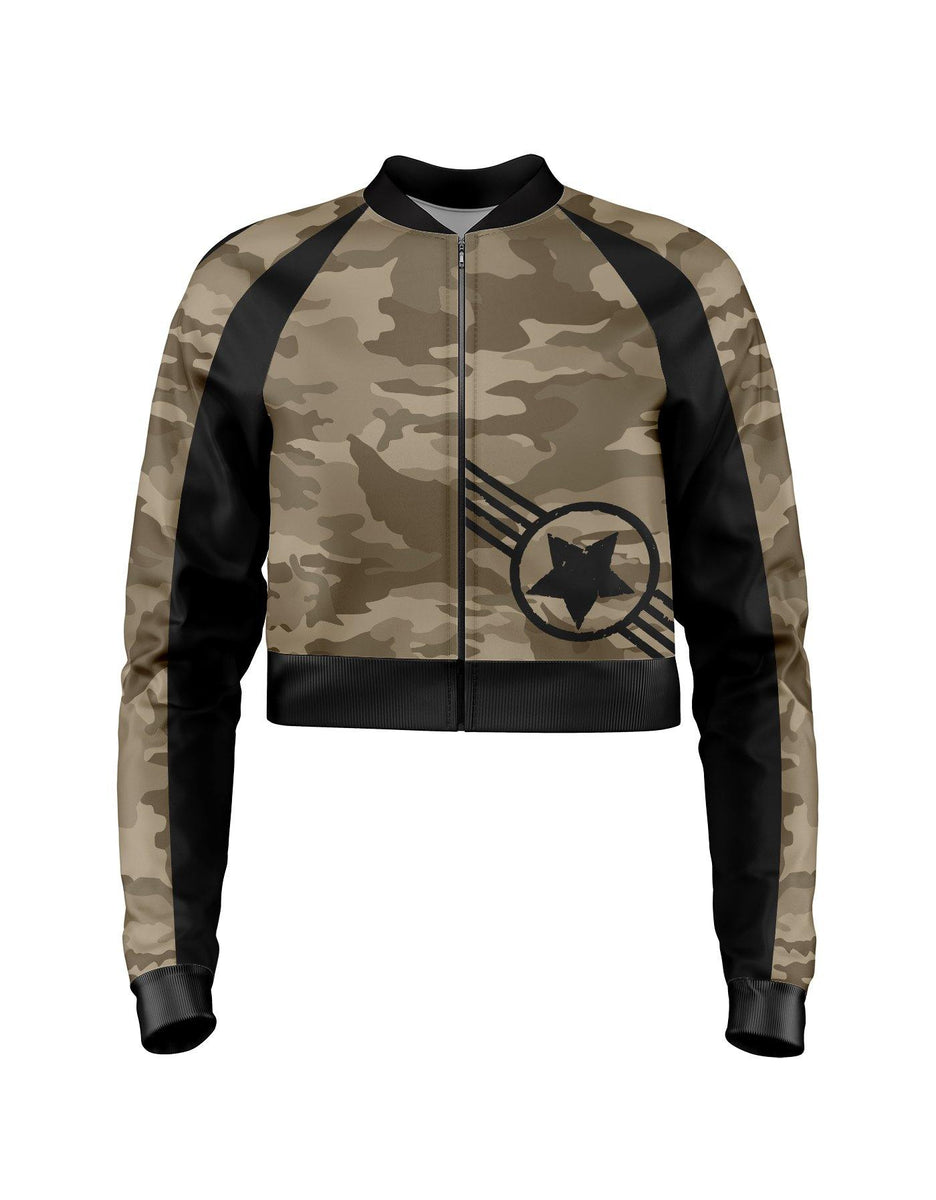 Army Camo Cropped Jockey Jacket – Hamilton's AUS