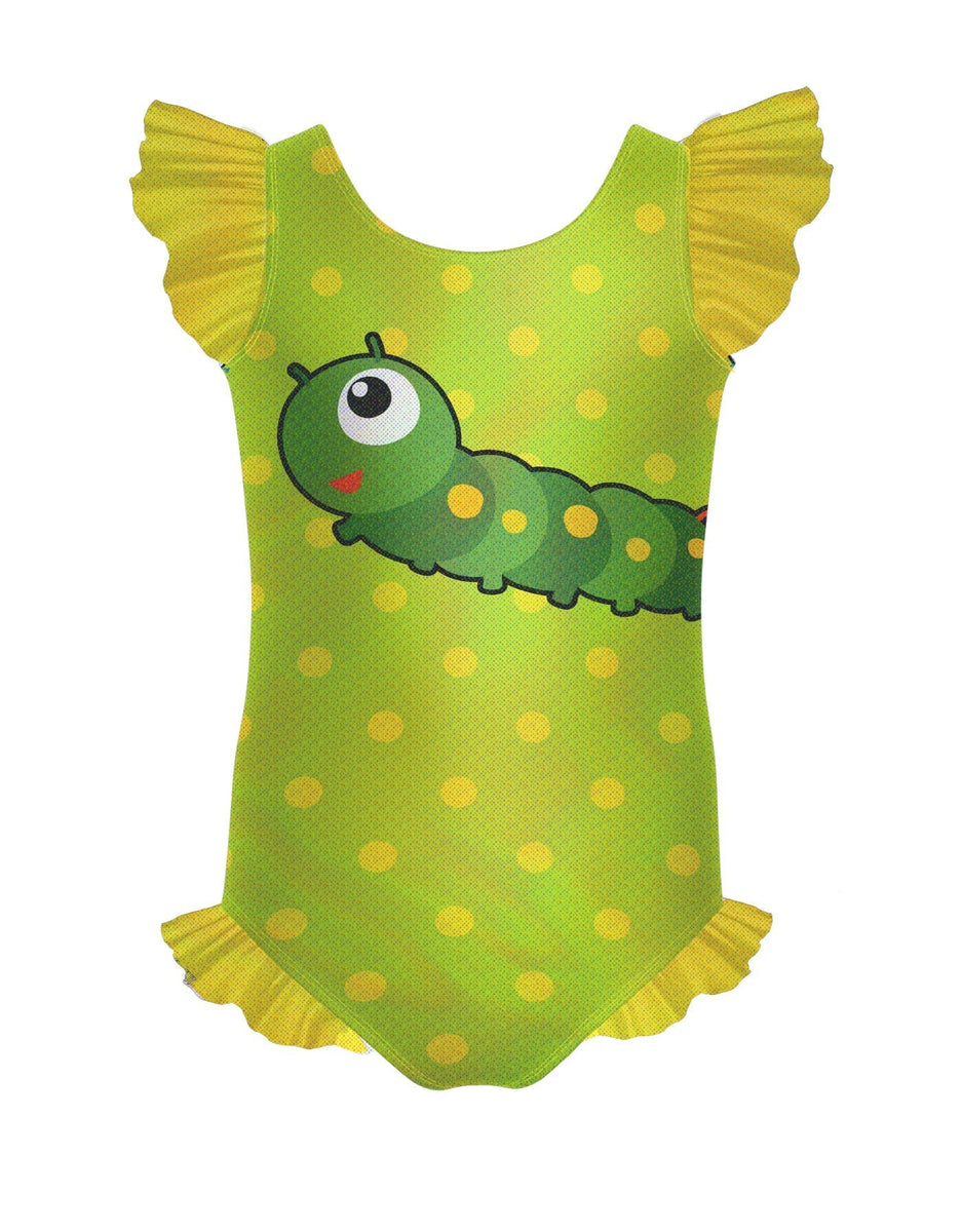 Boogie Bug Ball Caterpillar Tank with Gather Sleeve and Legs Leotard ...